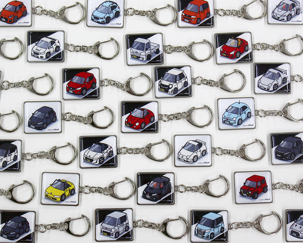 愛車オリジナルキーホルダー | 提案事例 | オリジナルグッズのダイキ